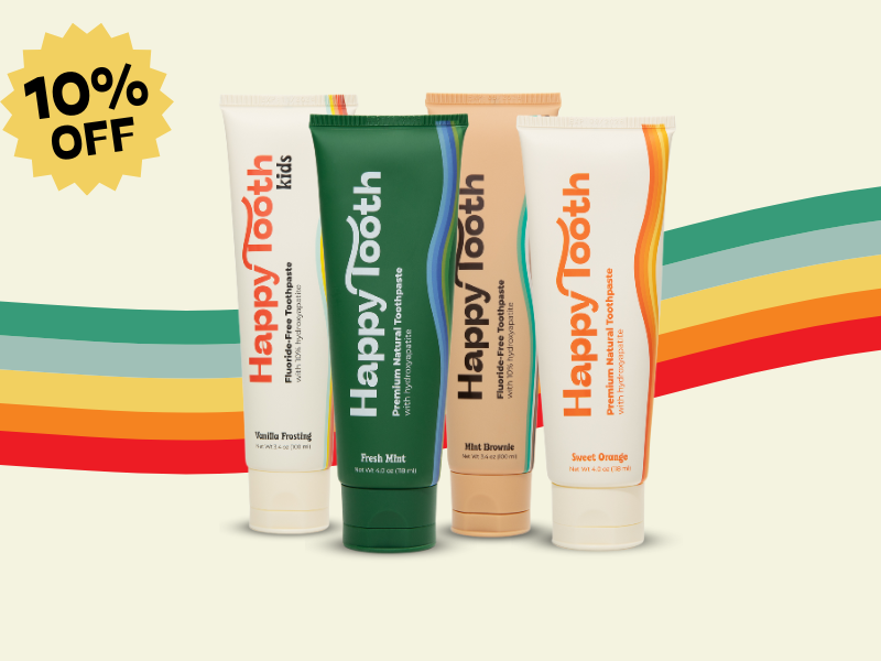 Hydroxyapatite Toothpaste – Happy Tooth Products